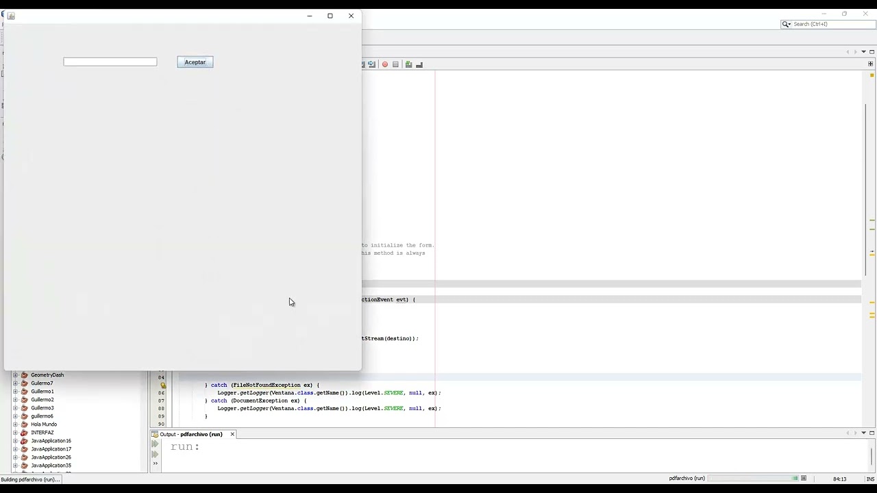 iText en java usando NetBeans Tablas