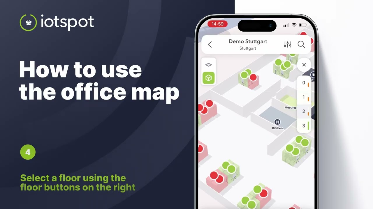 How to use the office map