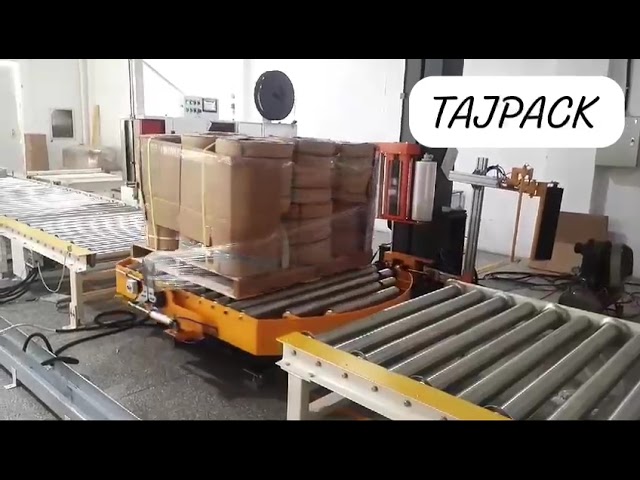 Fully Automatic Pallet Wrapping Machine - Basic Automation Pallet ...