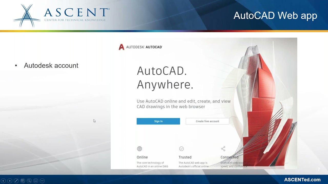 Sharing drawings between AutoCAD 2022 and the AutoCAD web app