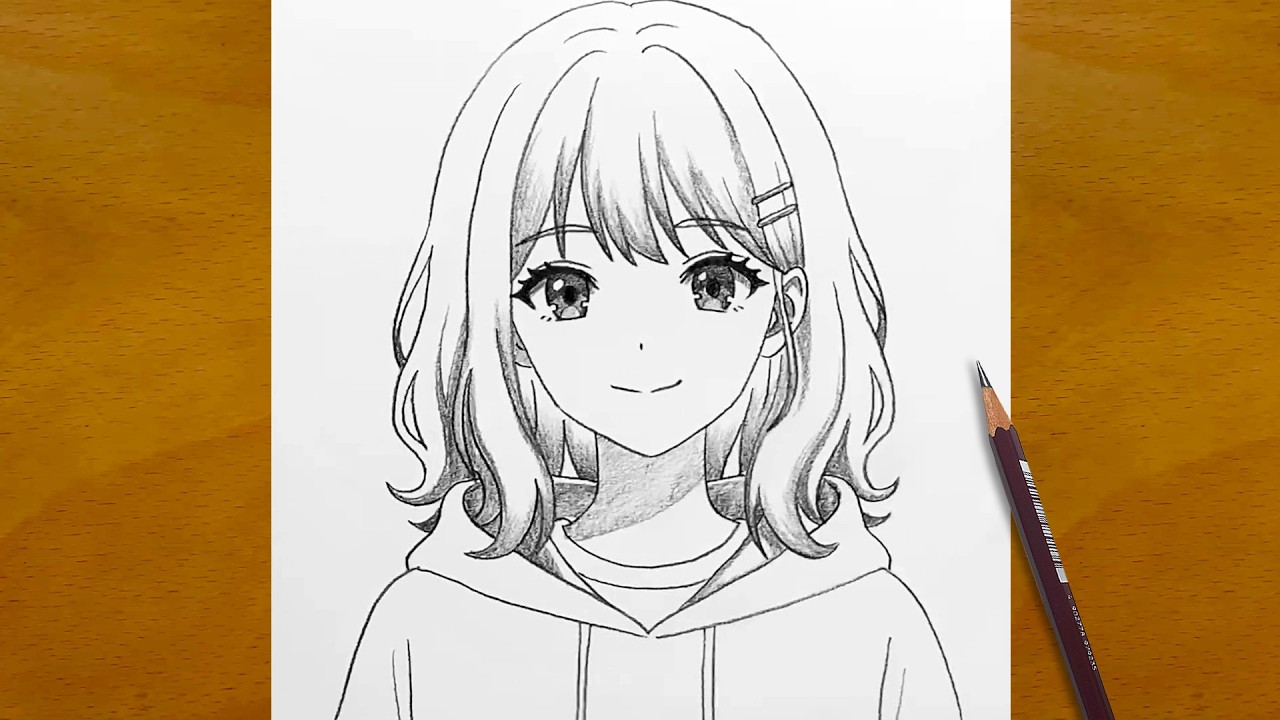 Draw a Cute Anime Girl | Easy Drawing Tutorial for Beginners