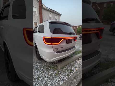 DODGE DURANGO V6!! BORLA EXHAUST vs STOCK. Startup w/ Revs