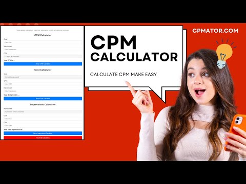 Online CPM Calculator - How to Calculate CPM, And What Is The Formula For CPM (Cost Per Mille)