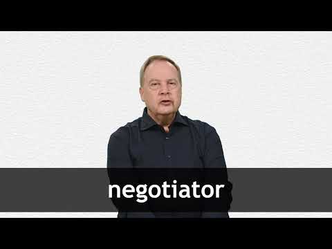 NEGOTIATOR 释义 | 柯林斯英语词典