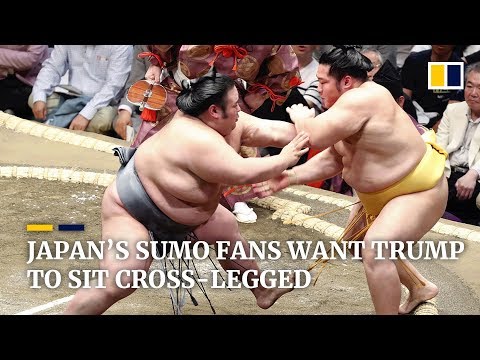 Japan’s sumo fans want Trump to sit cross-legged