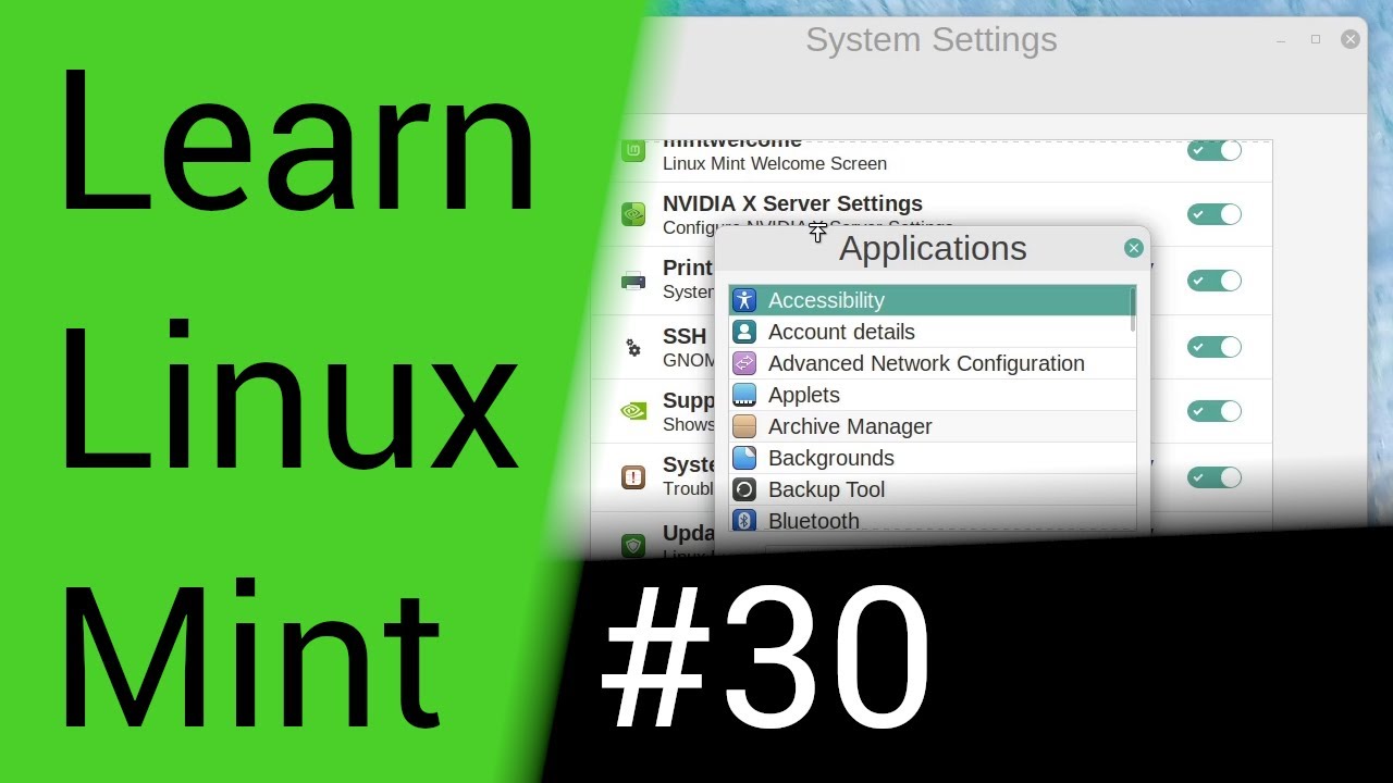 Learn Linux Mint - Part 30 - Startup Applications - System Settings 11 - Computer Tutorial Series