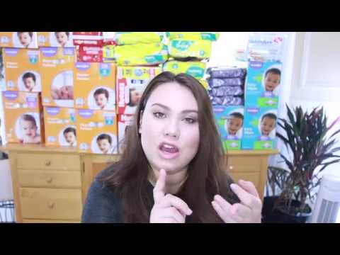 Massive Diaper haul!!! Baby shower diaper raffle and Babies R Us :)