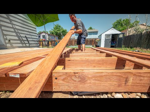 Building a Floating Deck for Under $800 - NO PERMITS