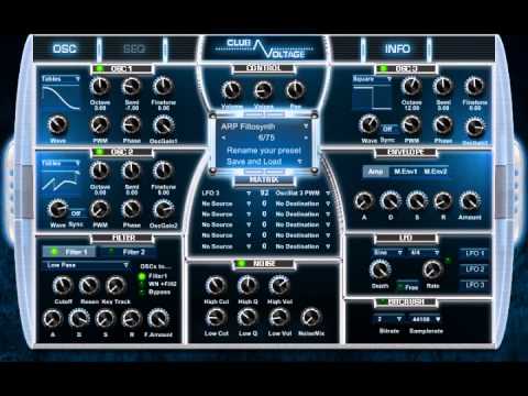 Download Free 32 step sequencer synth plugin: ClubVoltage by Noizefield