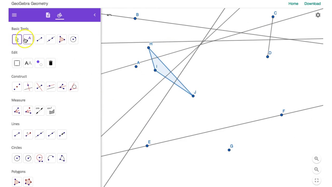 Learn how to use the Perpendicular Bisector Tool