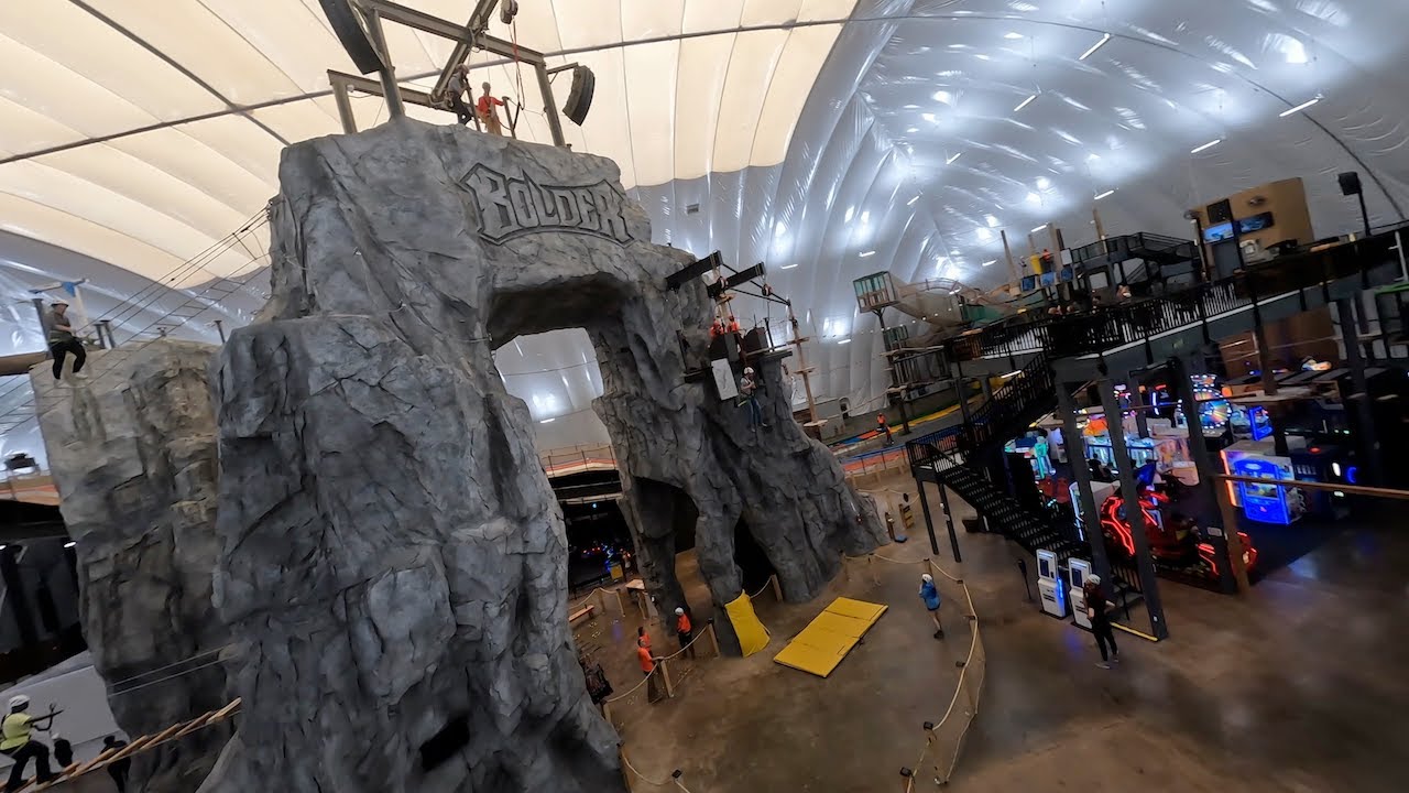 BOLDER Adventure Park! EPIC Indoor Fun in Grand Prairie (DFW) | Drone Tour