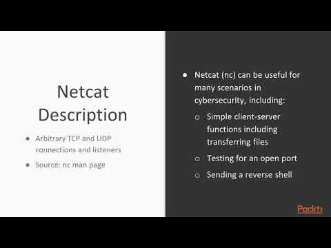 Learn Python for Automating Information Security What Is Netcat | packtpub com - Mind Luster