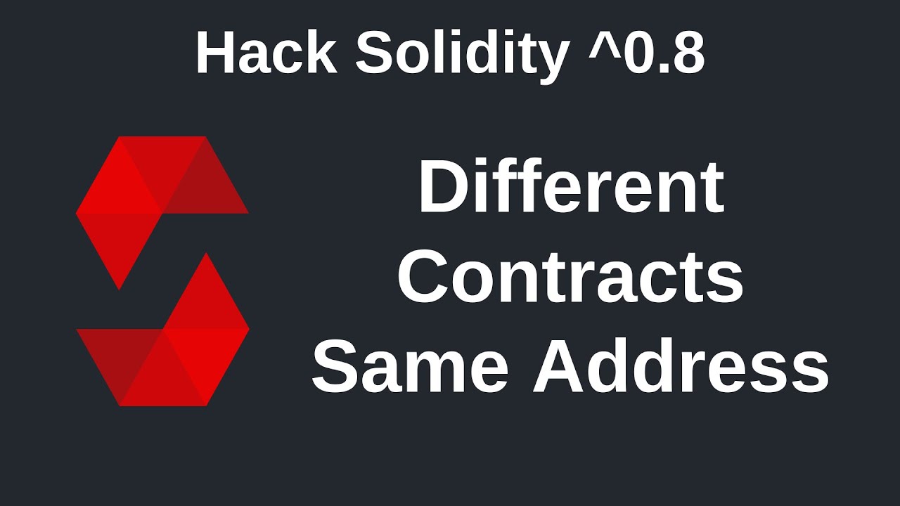 Deploy Different Contracts at Same Address | Hack Solidity 0.8