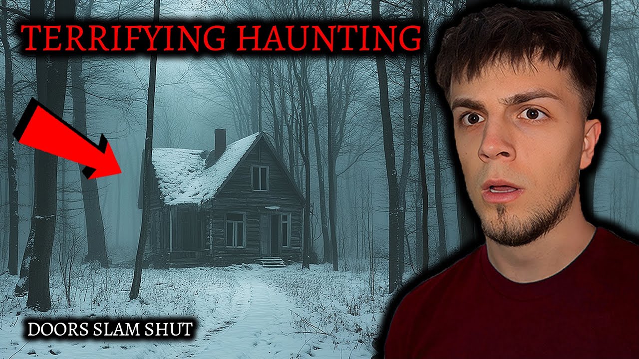 Our TERRIFYING CAMPING TRIP IN SCARY FOREST - The Most HAUNTED CABIN (SCARIEST NIGHT OF MY LIFE)