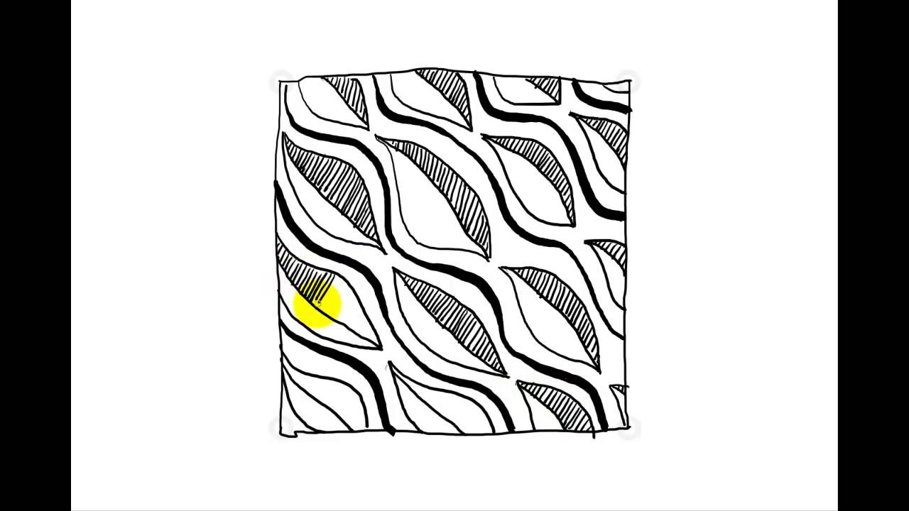 Zentangle Pattern Tutorial -  Maisie