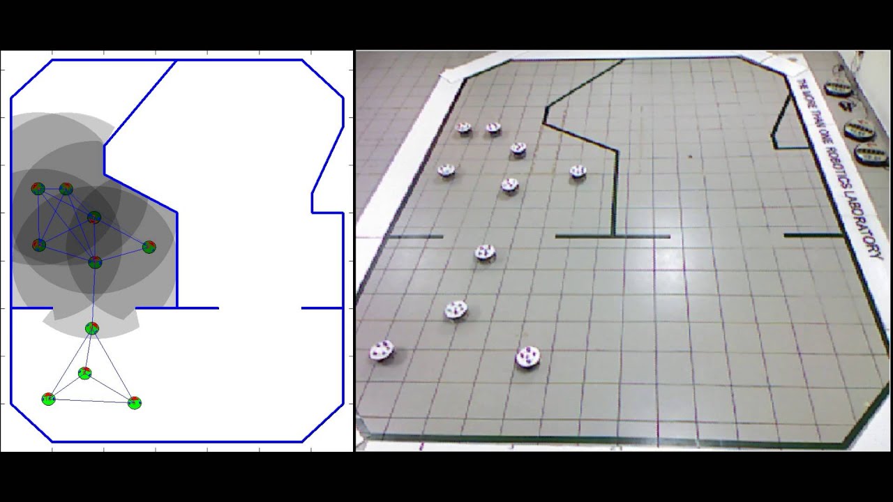 Distributed Coverage Control of Networked Multi-robot Systems