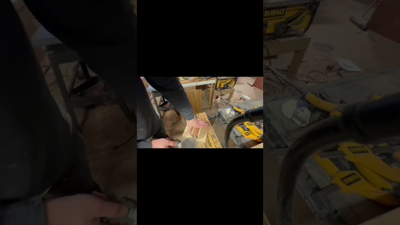 Getting a striped bowl blank ready!