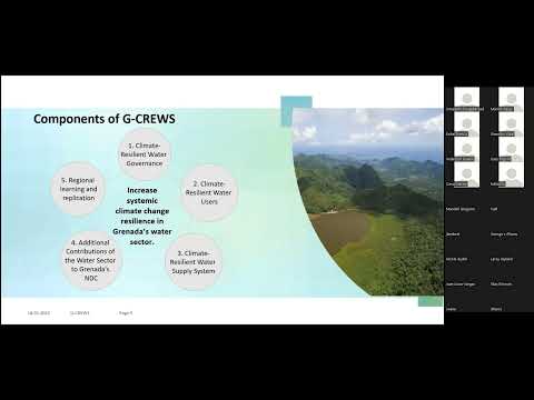 CAWASA Water Webinar 2022 Series No.15: G-CREWS Project, Grenada