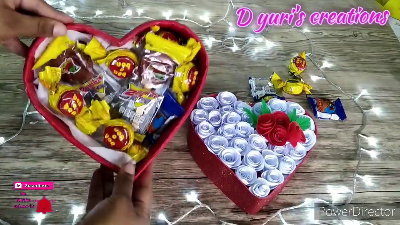 Cajita de corazón para San Valentín / DIY San valentine ideas /   DIY Heart box for valentine