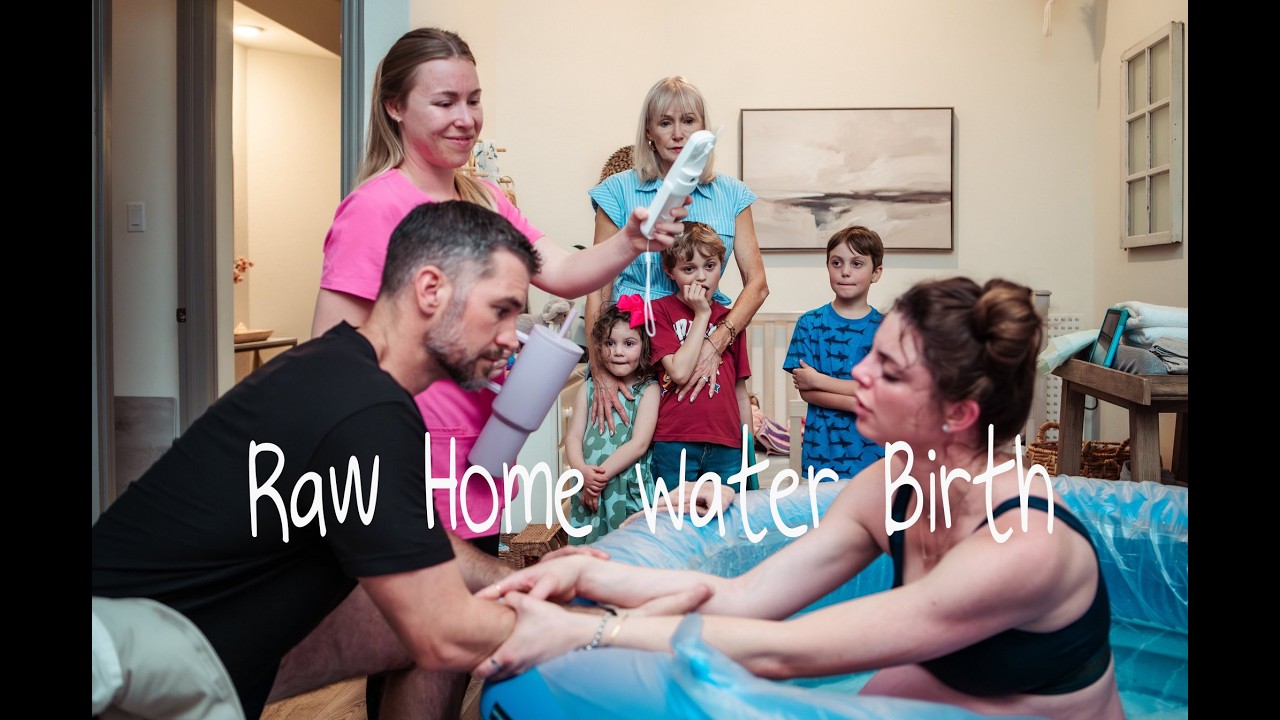 Raw Home Water Birth at 41 Weeks | Peaceful Unmedicated Birth Film