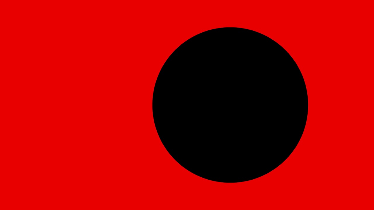 Black Circle Red Background Left To Right