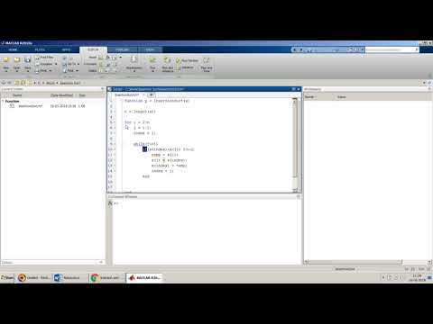 Insertion Sort Algorithm solved using MATLAB function. – programmerworld
