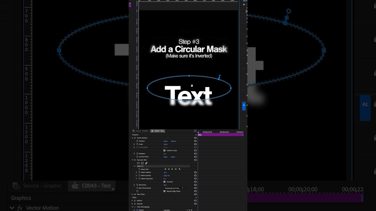 Text Blur Effect Tutorial✨