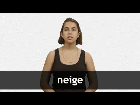 English Translation of “NEIGE” | Collins French-English Dictionary