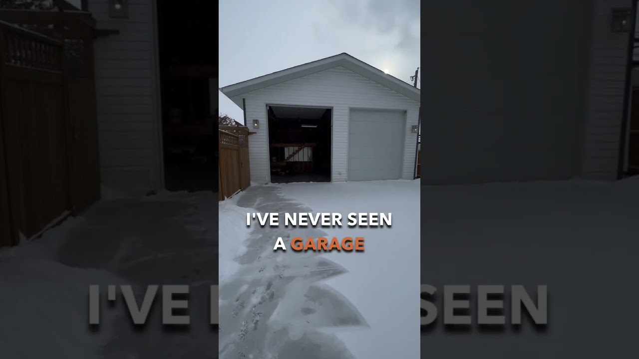 Incredible Residential Garage with Mezzanine: You could rent out the garage for $700 a month!