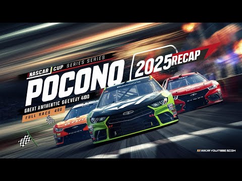 NASCAR Cup Series Pocono 2025 Full Race Recap | Great American Getaway 400 Highlights Today