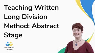 Representing Long Division Pictorially | Maths Hub | Third Space Learning