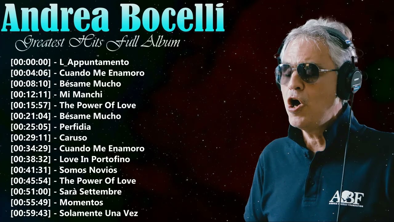 Andrea Bocelli - Live Concert 4K 2026 | Full Classical Performance