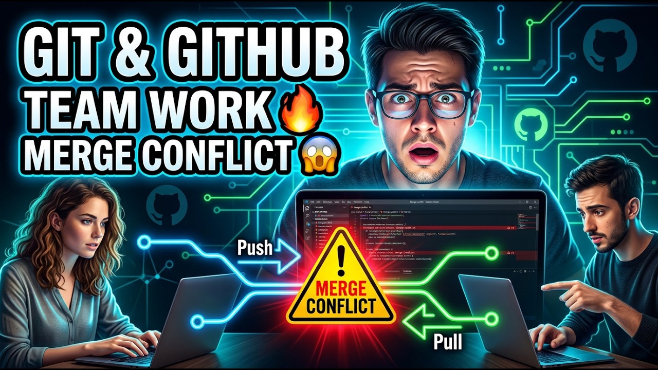 Git & GitHub Full Course in One Video 🔥| Beginner to Advanced (Branch, Merge, Rebase, Collaboration)