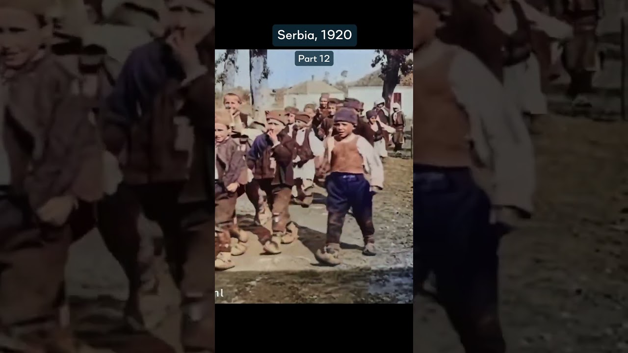 Serbia 103 Years Ago ❤️ Upscaled & Colorized #history #oldfootage #colorized #serbia