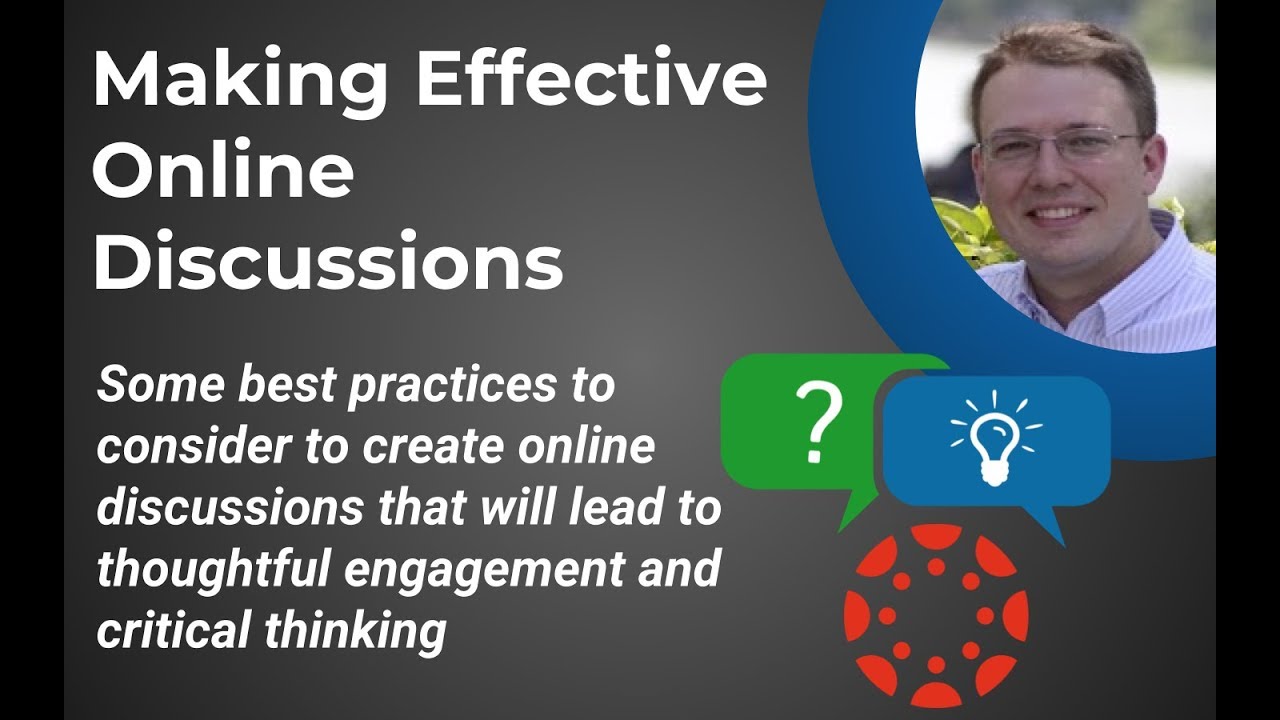 #60 - Making Effective Online Discussions