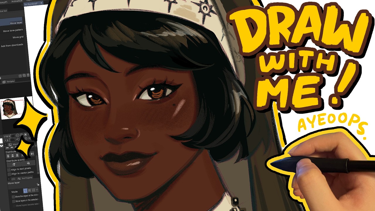drawing and talking 🎙️ catching up!