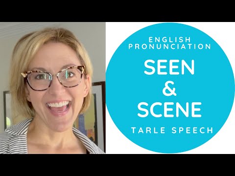 Learn how to pronounce SEEN & SCENE - American English Homophone Pronunciation Lesson #learnenglish