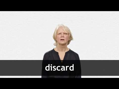 How to pronounce DISCARD in American English
