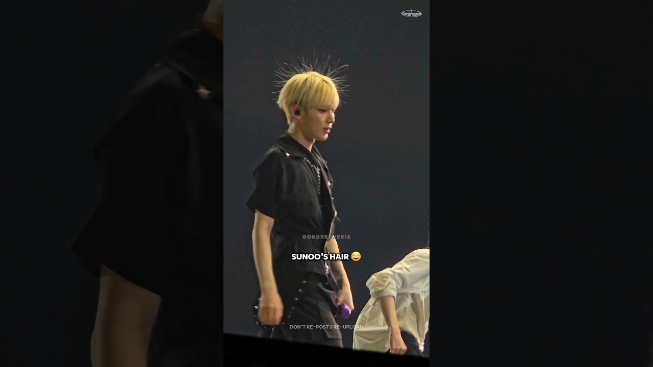 Sunoo hair got me 😂😭 then I saw Heeseung hair like that too HAHA #enhypen #fateplus_in_jakarta #kpop