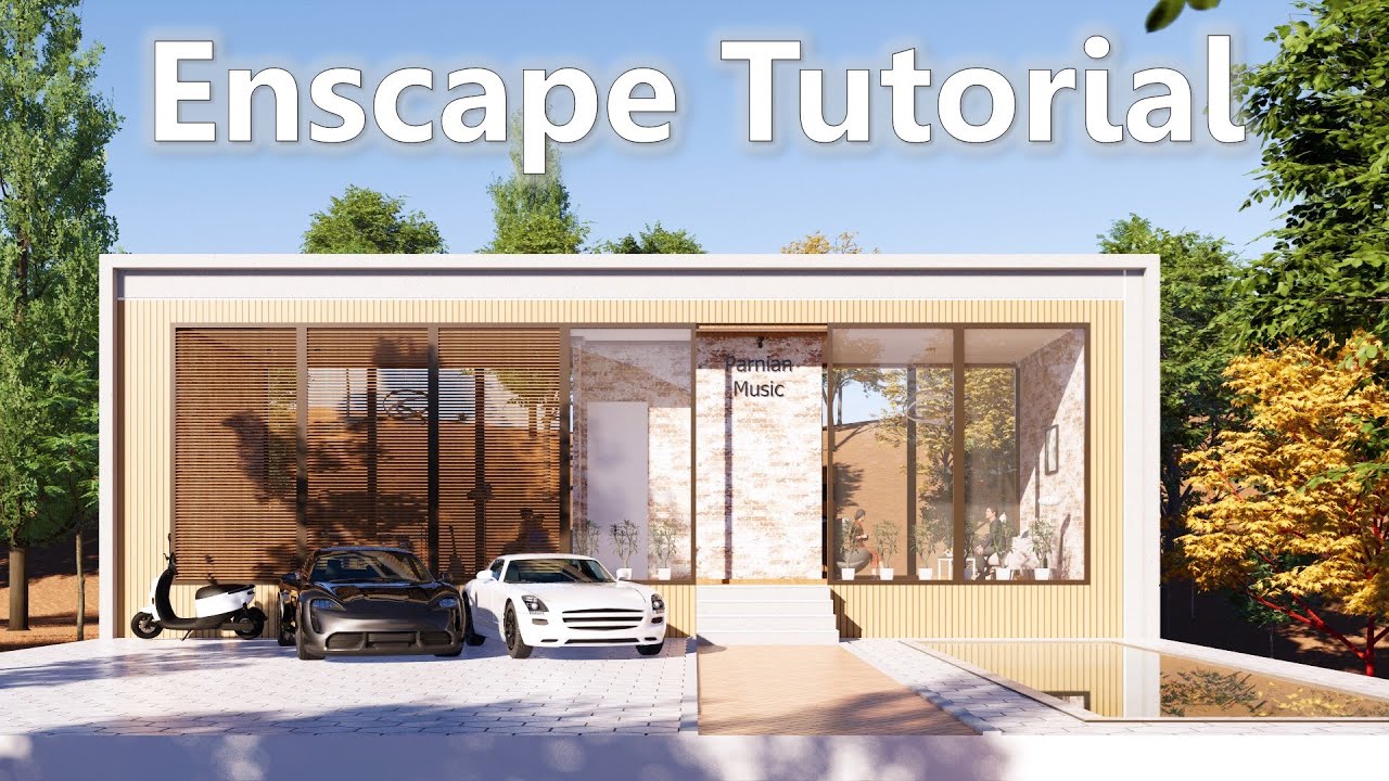 Enscape Exterior Rendering Tutorial - Super Realistic