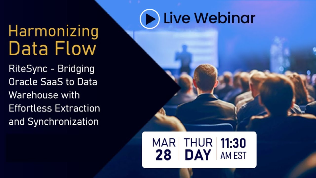 RiteSync - Bridging Oracle SaaS to Data Warehouse with Effortless Extraction and Synchronization