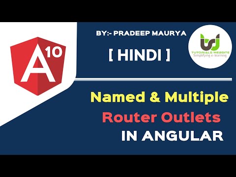 Learn Multiple Router Outlets | Named Router Outlets | Angular 10 Tutorials in Hindi | Part 51 ...
