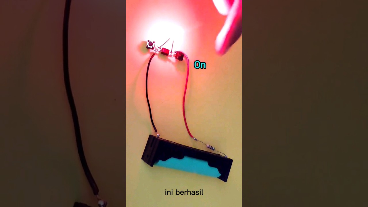 Mulailah dari yang ini dulu, belajar rangkaian elektronika dirumah