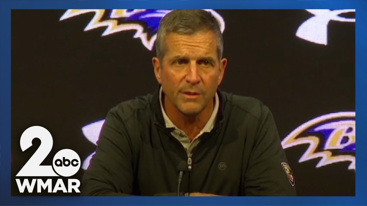 Ravens' head coach John Harbaugh addresses team's history of blowing leads