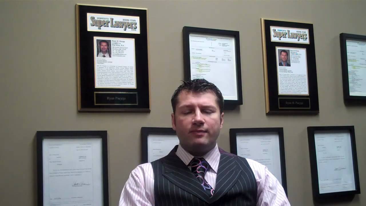 3rd degree DWI Minnesota Ryan Pacyga lawyer MN