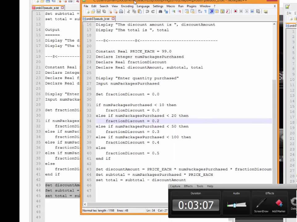Nested Decision Structure