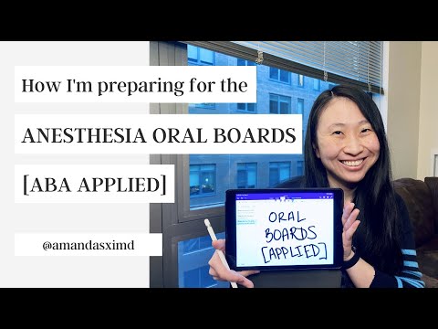 How I’m studying for the anesthesia oral boards [ABA APPLIED exam ...