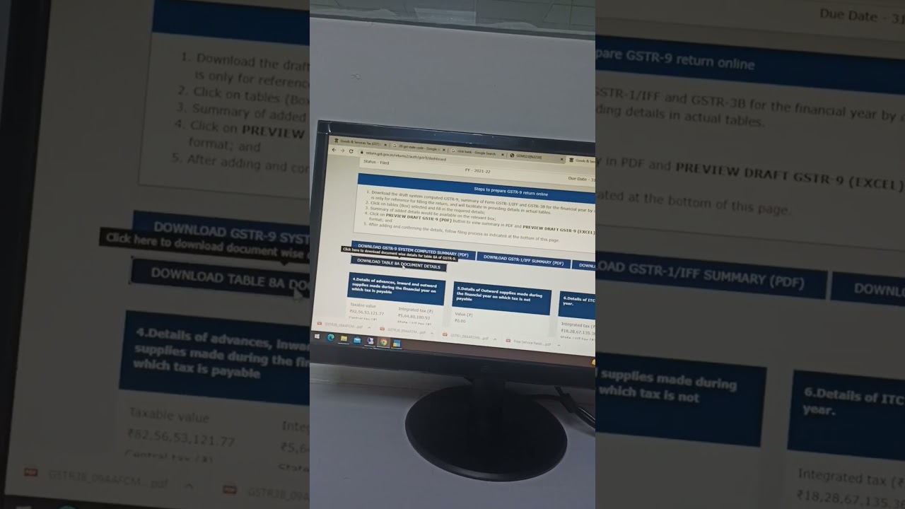 HOW TO DOWNLOAD 8A & GSTR-1 & GSTR-3B SUMMARY?