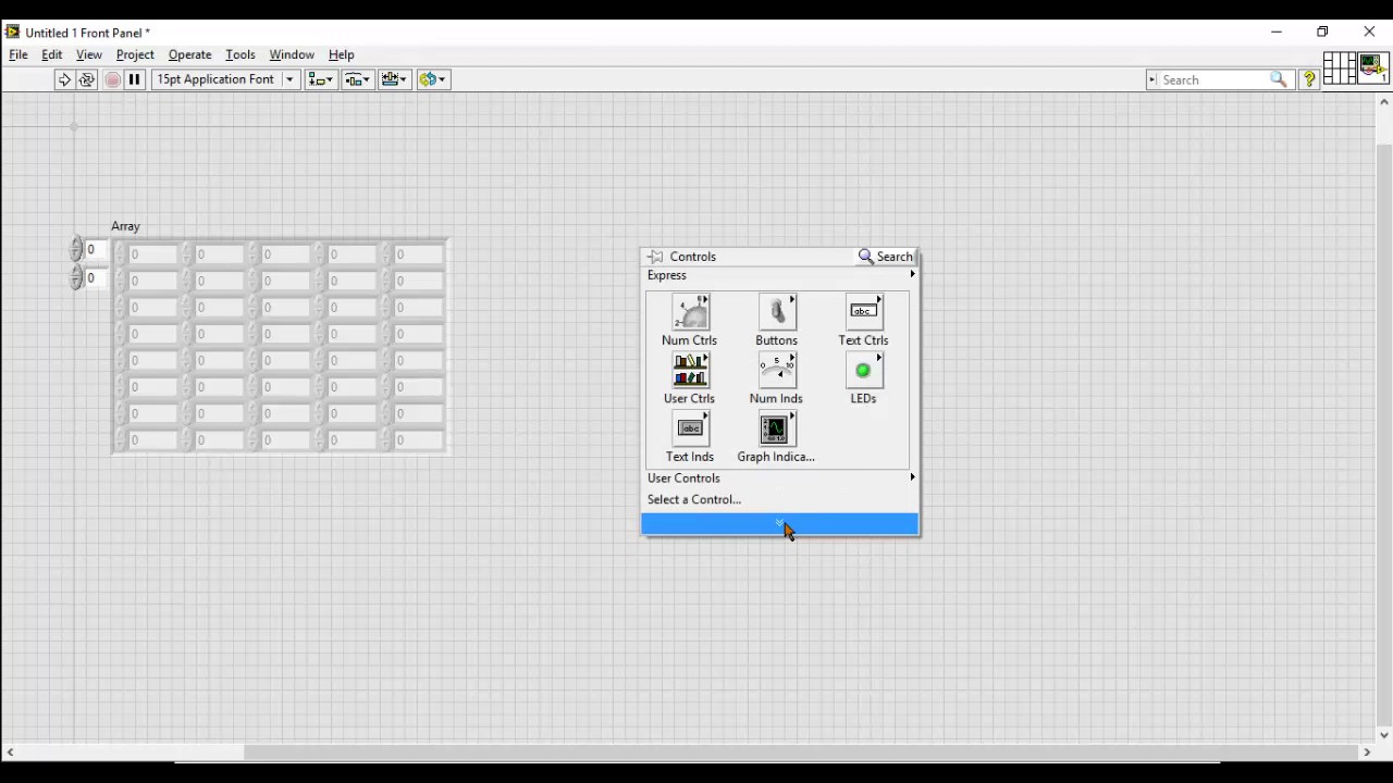 Intensity Graph en LabVIEW