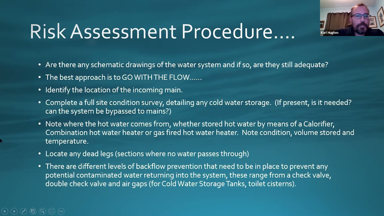 How to complete a suitable & sufficient Legionella Risk Assessment